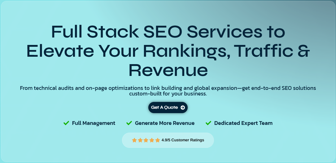Expert SEO Services for Small & Large Businesses | #1 Best SEO Services Agency